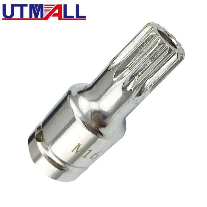 Xzn M16 Heavy Duty Spline Hollow Socket Bit Transmission Gearbox Tool ...