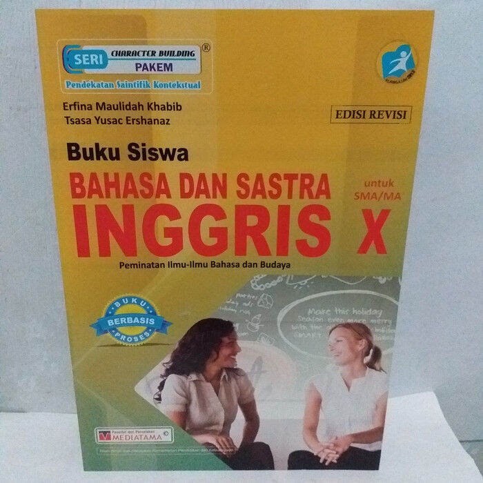 Buku Siswa Bahasa Dan sastra Inggris SMA/MA Kelas X Mediatama | Lazada ...