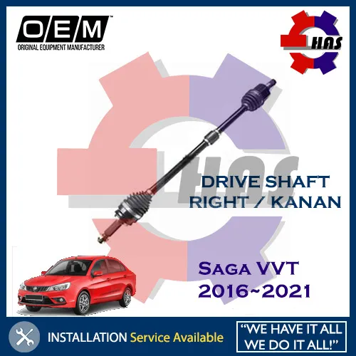 Proton Saga VVT 2016~ Drive Shaft Driveshaft (Right / KANAN) Driver ...