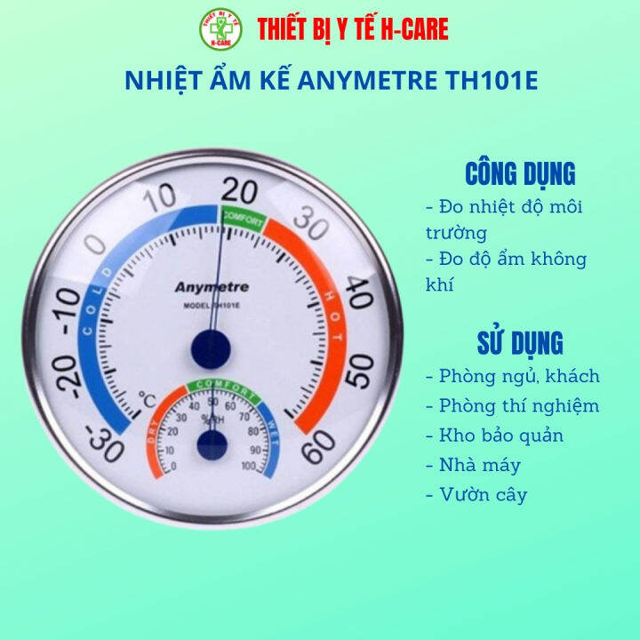 Nhiệt ẩm kế cơ học Tanita TT513/ Tanaka TH101E / Anymetre TH101E ...