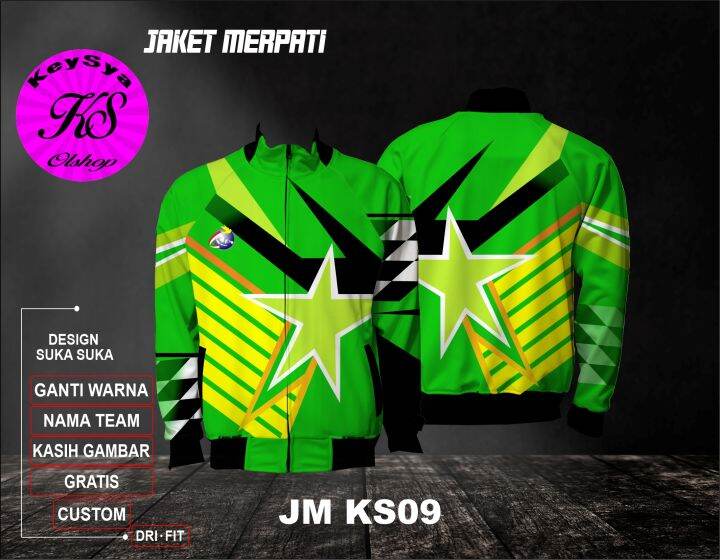 Jaket merpati Balap KS09 (Pakai Puring/Kain Lapisan Dalam Jaket ...