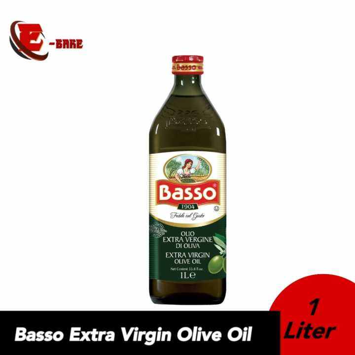 BASSO EXTRA VIRGIN OLIVE OIL |1LITER |HALAL | Lazada
