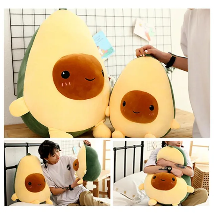 lldla Cute Avocado Plush Toy Avocado Stuffed Pillow for Girls Boys ...