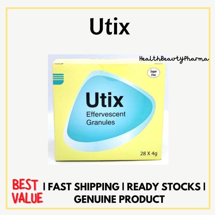 Utix Effervescent Granules 4g 28sachets (Urinary Alkalizer for GOUT ...