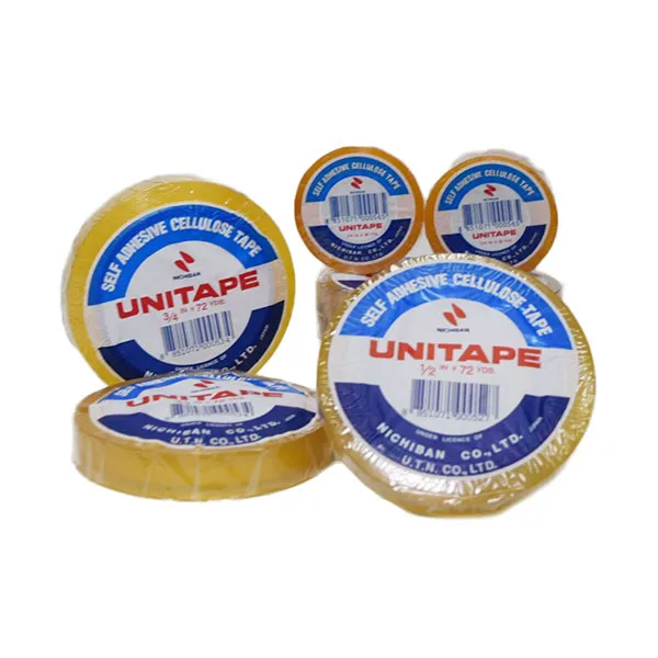 Unitape เทปใสแกนเล็ก **2 ขนาด** | Lazada.co.th