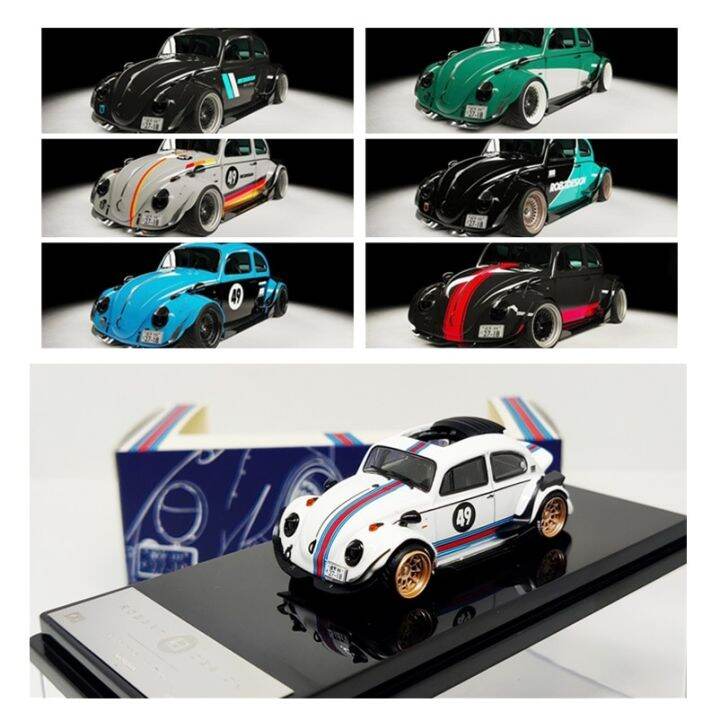 โมเดลแรงบันดาลใจ HKM 1:64 RWB-Beetle Roadster Advan Martini JPS รถโมเดล ...