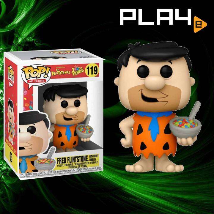 Funko Pop 119 Fruity Pebbles Fred Flintstone With Cereal Lazada