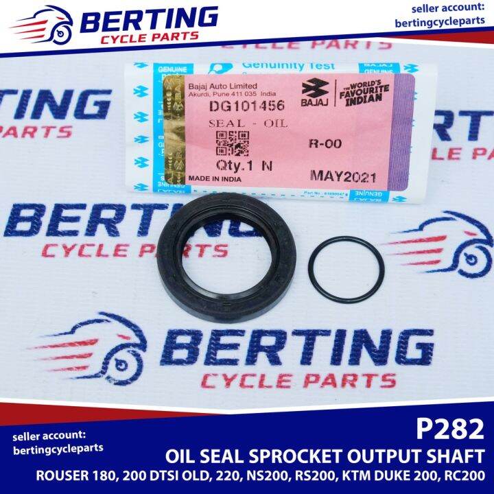 OIL SEAL FRONT SPROCKET OUTPUT SHAFT W ORING Rouser 180 200 NS200 220 ...
