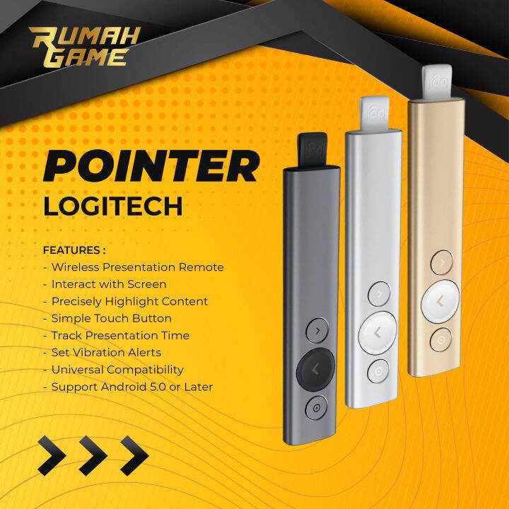 Logitech Spotlight Pointer Wireless Presentation Remote Presenter ...