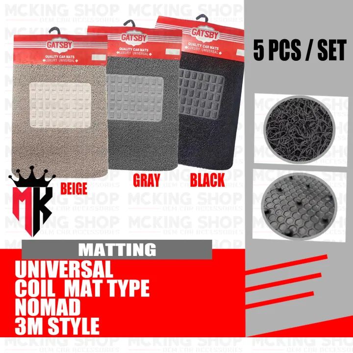 Universal Matting Coil Mat type Nomad (spaghetti) for Cars 5pcs/set ONE ...