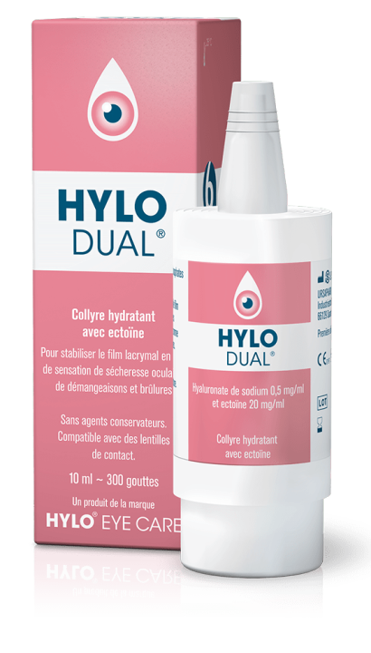 Hylo Dual Lubricating Eye Drops with Ectoine 10ml Exp: 11/2025 | Lazada