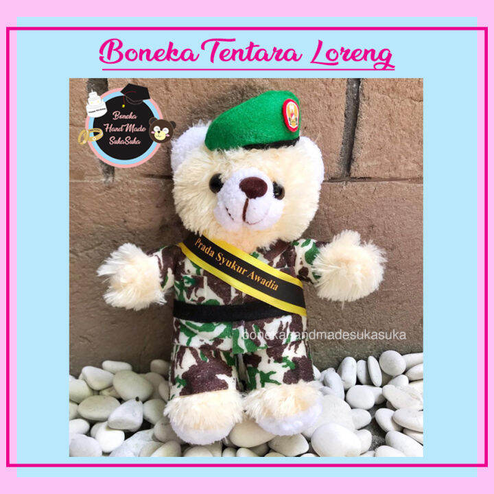 BONEKA POLISI Ukuran 25cm/Boneka profesi TNI Persit Perawat Unik Murah ...