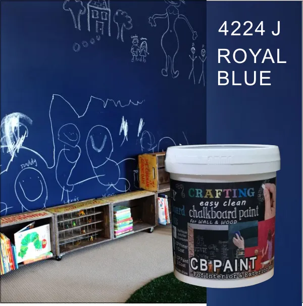 4224 royal blue CHALKBOARD PAINT ( 1L ) CRAFTING EASY CLEAN FOR ...