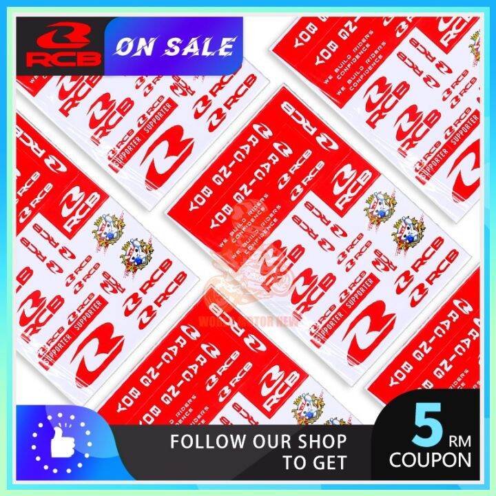 RCB Official Merchandise Sticker Set | Lazada PH