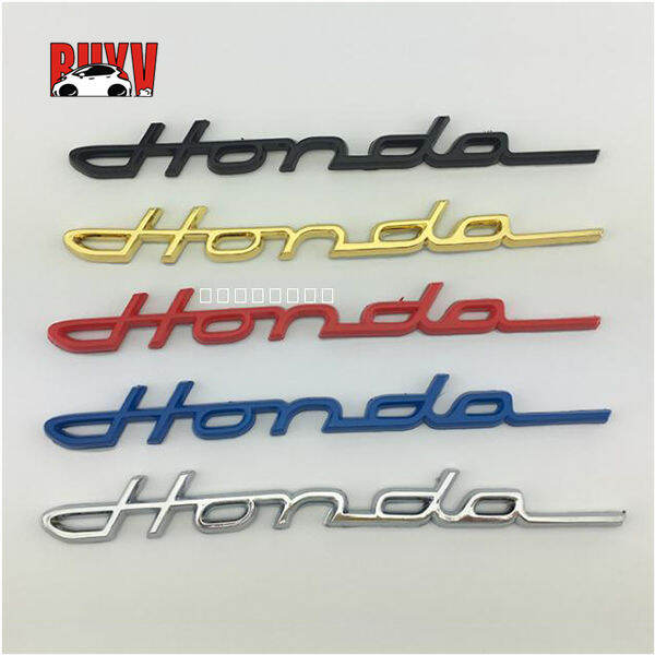 BuyV For Honda Logo，Cursive Font Letter Logo Car Badge Emblems ABS ...