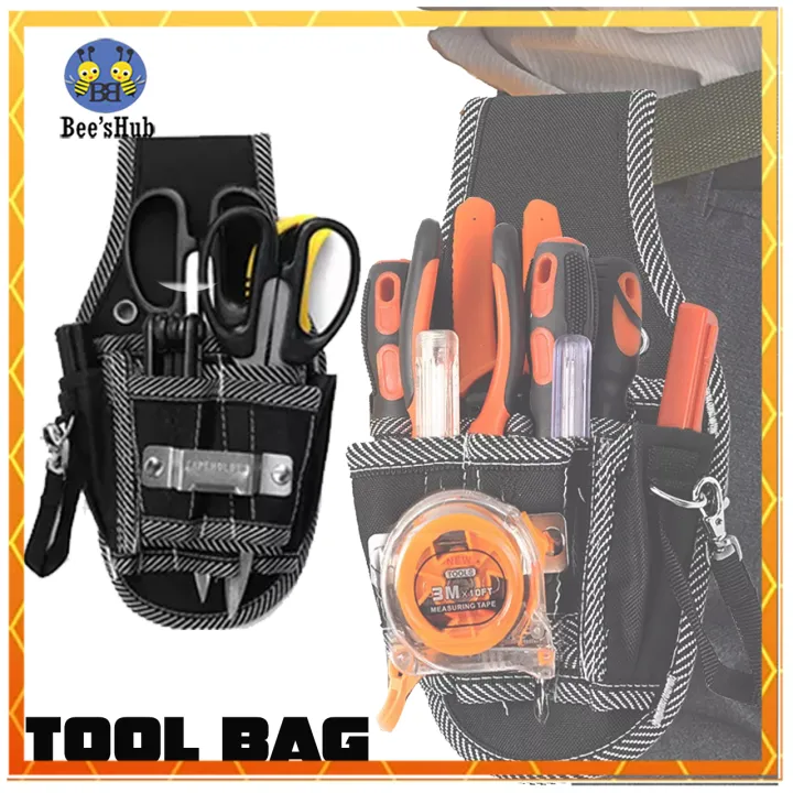 9in1 Screwdriver Utility Kit Holder Nylon Fabric Tool Bag Waist Tool ...
