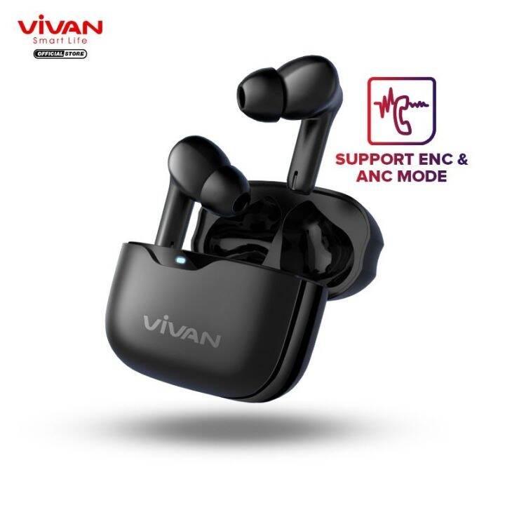 VIVAN TWS Liberty T660NC Wireless Earphone Bluetooth 5.3 ENC ANC ...