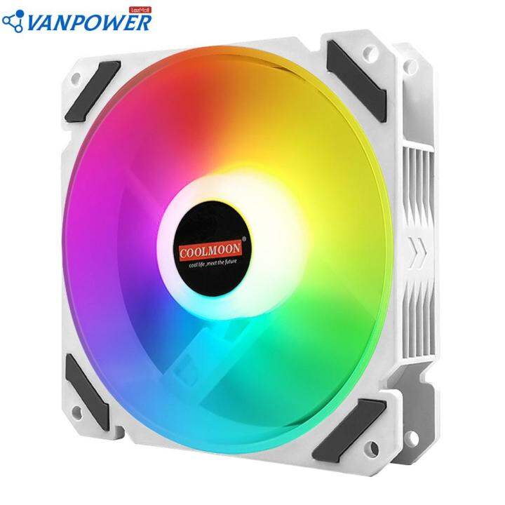(Ready) 120mm PWM ARGB PC Case Fan 4 Pin Addressable RGB Cooling Fan ...