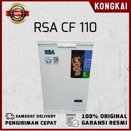 Chest Freezer RSA CF110 Freezer Box RSA CF 110 Garansi Resmi | Lazada ...
