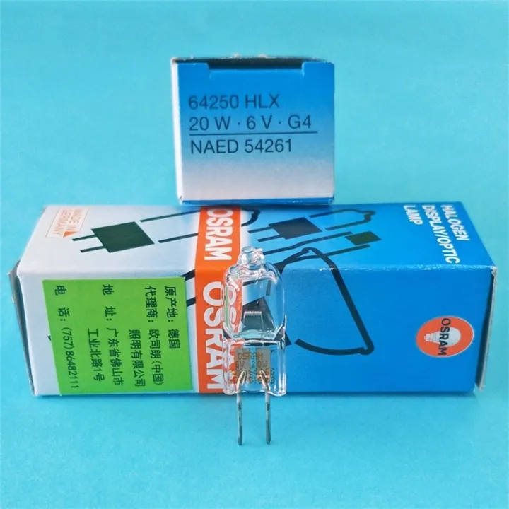 2022☆1PCS Osram OSRAM 6V 20W 64250HLX surgical shadowless bulb optical ...