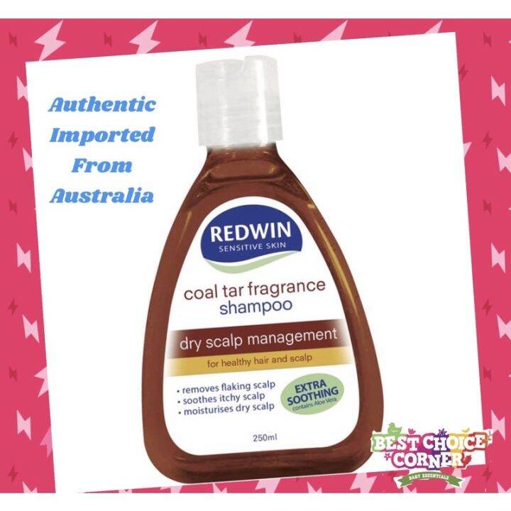 ♭Redwin Coal Tar Fragrance Shampoo 250ml | Lazada PH
