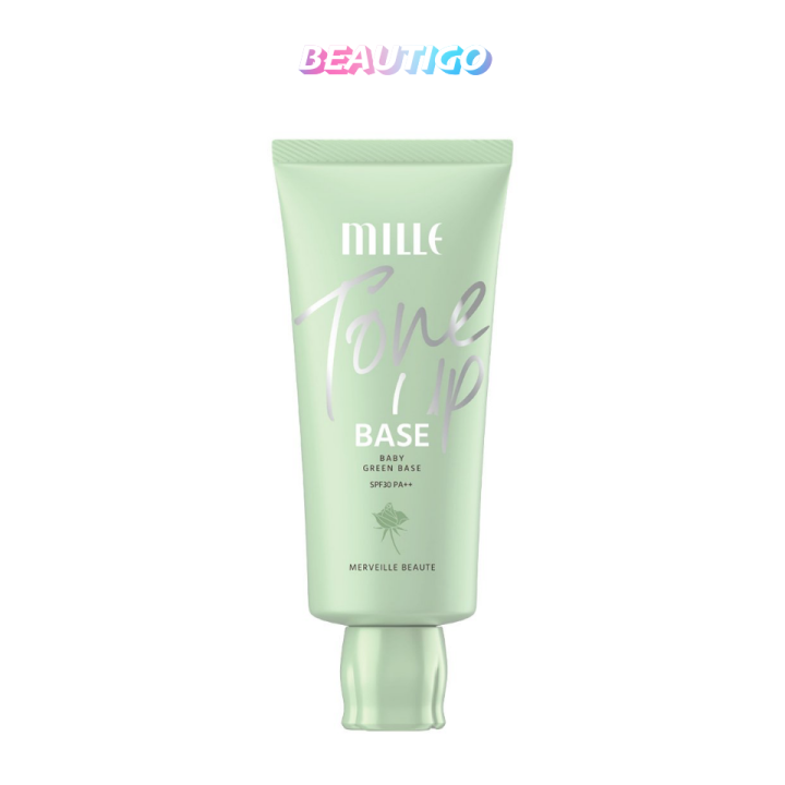 MILLE TONE UP BABY GREEN BASE SPF30 PA++ 30ml | Lazada.co.th