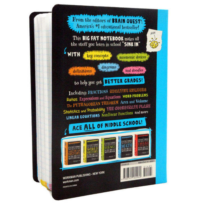 American excellent middle school students note mathematics English ...