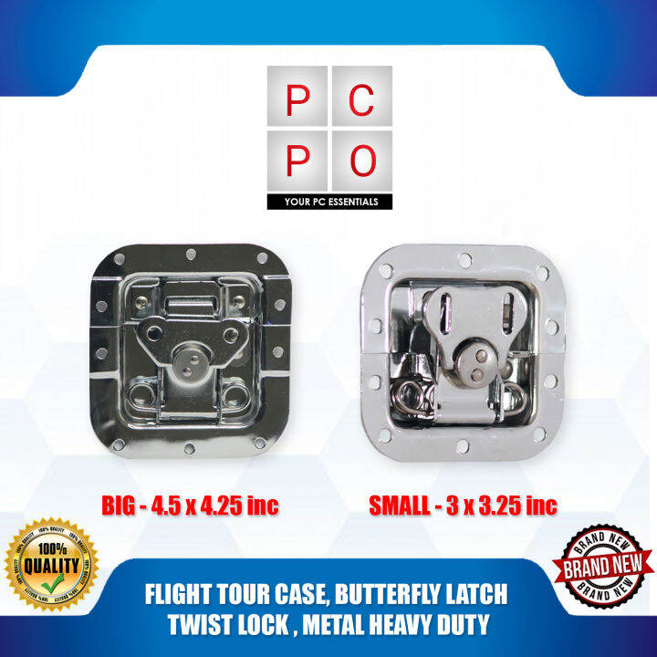 FLIGHT TOUR CASE, BUTTERFLY LATCH TWIST LOCK , METAL HEAVY DUTY | Lazada PH