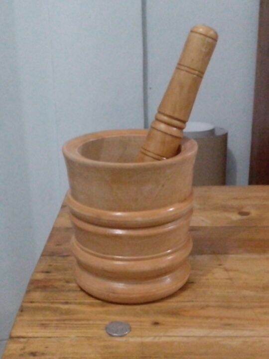 Fullset Alu Tumbuk Lumpang Tradisional Kayu Mahoni Murah | Lazada Indonesia