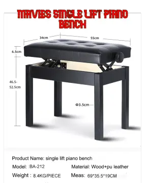 Piano Bench Dimensions