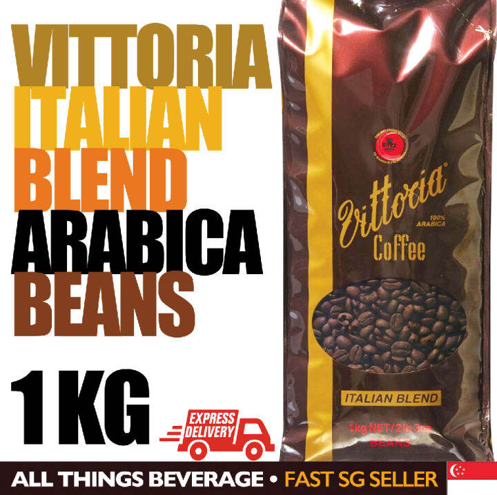 Vittoria Coffee Arabica Italian Blend Beans 1 kg - 100% Arabica - EXPRESS Delivery | Lazada ...