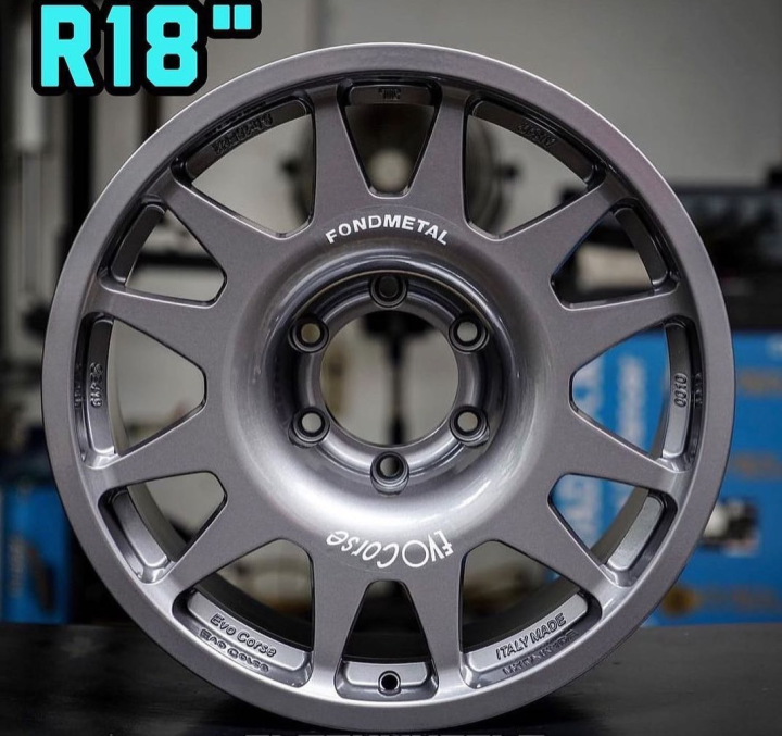 Velg Evocorse Dakar Zero R18 Baut 6 Fortuner Pajero Hilux Triton Dll ...