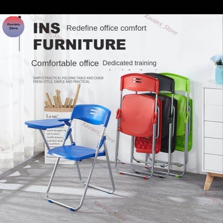 Foldable School Chair with Table Armrest Study Chair School Folding ...