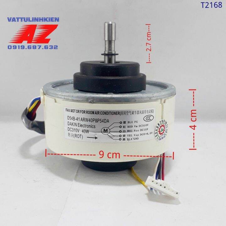 Quạt màn lạnh DC310V-40W-5 dây-trục 2.7cm cho điều hòa DAIKIN INVERTER | Lazada.vn