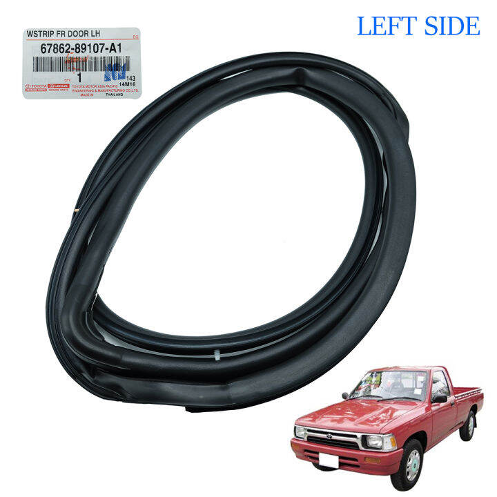 คิ้วยาง ขอบประตูหน้า ซ้าย L โตโยต้า ไมตี้เอ็ก สี ดำ Toyota Mighty-X ...