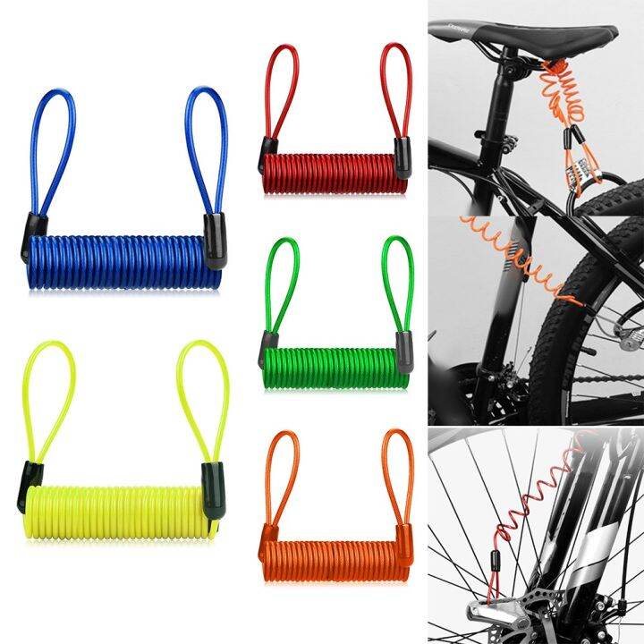 Bike Spring Rope Theft Disc Brake Lock Cable Motorcycle Helmet Wire ...