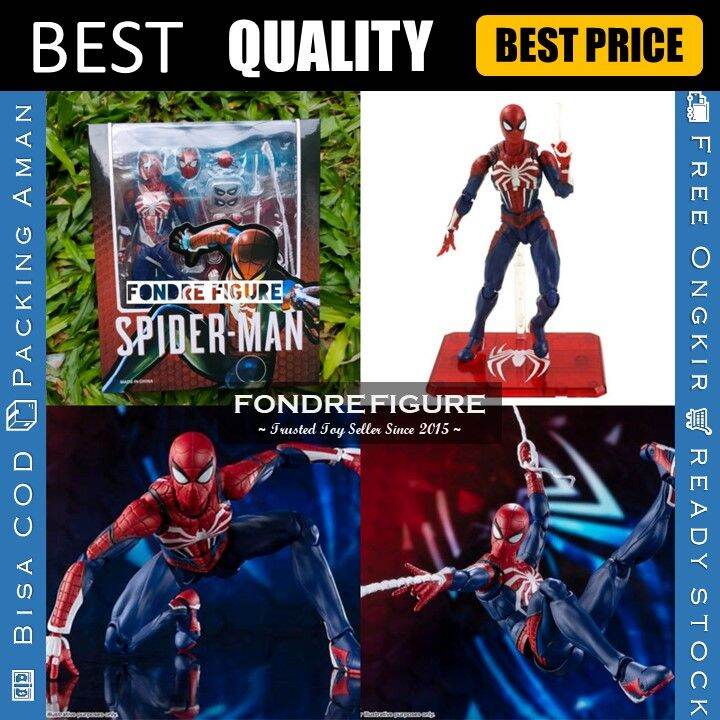 SHF SH FIGUARTS SPIDERMAN PS4 PS 4 ADVANCED SUIT SPIDER MAN ADVANCE ...