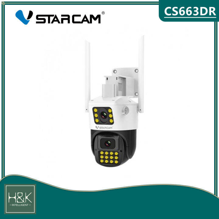 😁 Vstarcam CS663DR ใหม่ Wifi กล้อง IP IP Camera ปลุกไซเรนติดตาม ...