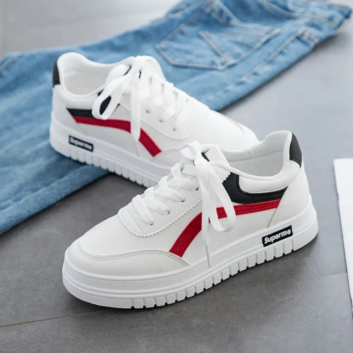 Sepatu Korea Style Wanita Model Sekarang Sneakers Kets Olahraga Senam ...