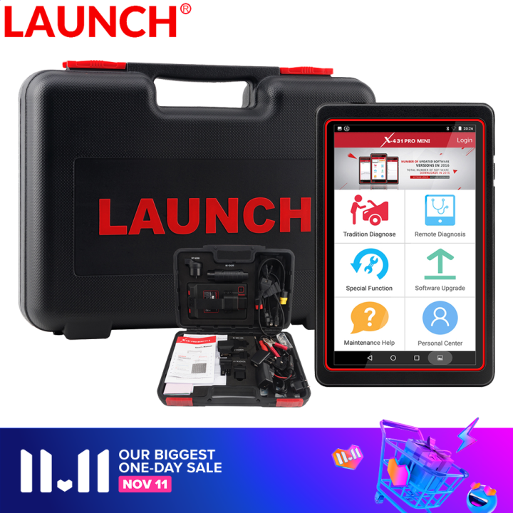 LAUNCH X431 Pro Mini V3.0 Full System Car Diagnostic tool OBD OBD2 Bluetooth/Wifi Code Reader ...