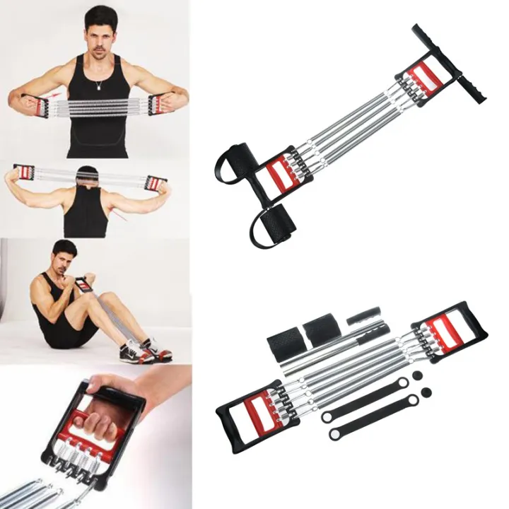 Ready Stock 5 Spring 3 In 1 Home Gym Exercise Pull Instrument ...