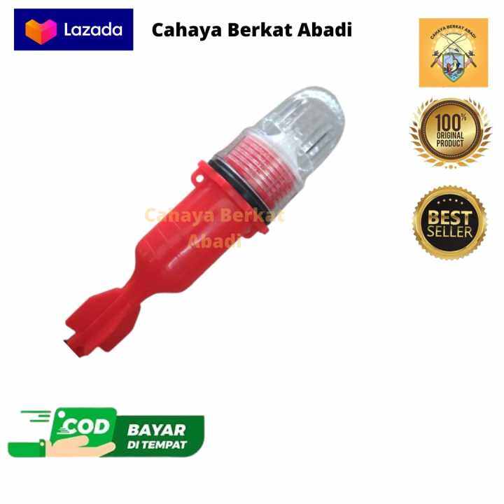 "168" Hp201 Lampu Torpedo Nelayan 5 Led 1 Warna Cahaya 2 Baterai D Size ...
