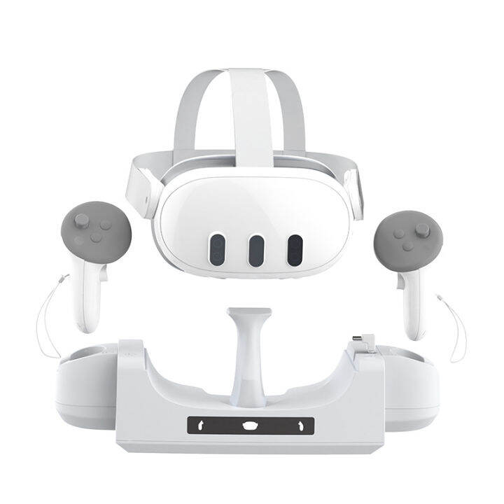 For Meta Quest 3VR Wall Mountable Grip Contact Charging Dock + VR ...