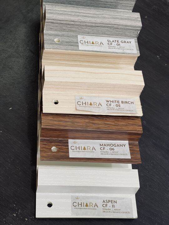 Wall Panel WPC 3D Panjang 1,45 Meter Per PCS Kisi kayu WPC PVC KAYU ...