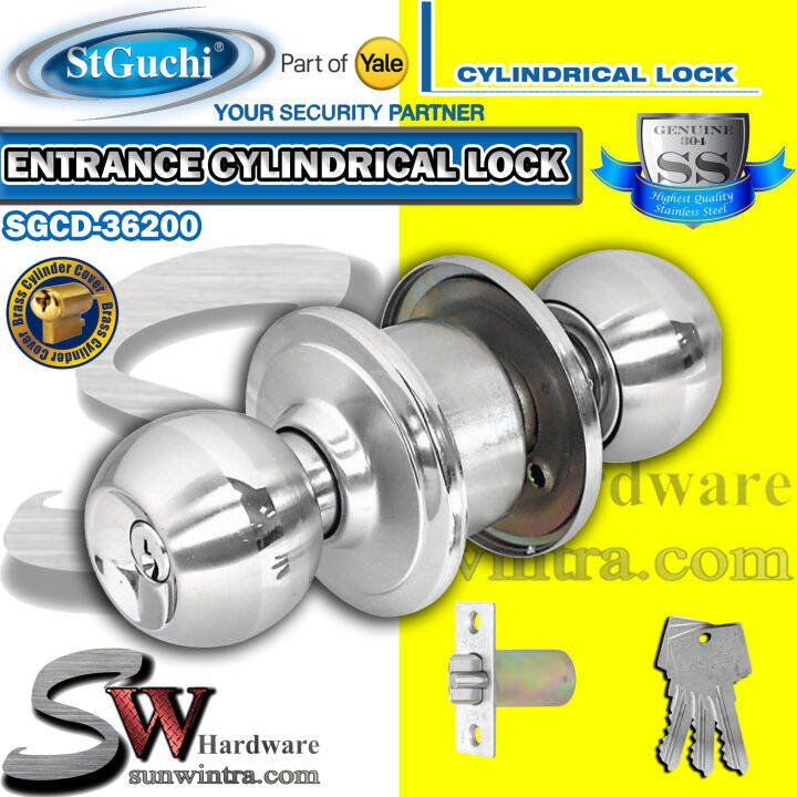 ST GUCHI Stainless Steel SUS304 Heavy Duty Cylindrical Lock For ...