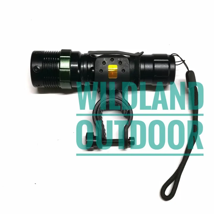 109 CREE halogen zoomable police rechargeable flashlight complet set w ...