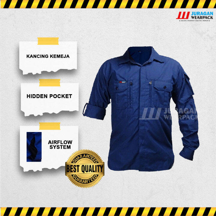 Wearpack Kerja Smart Engineer Series Warna Biru Navy | Lazada Indonesia