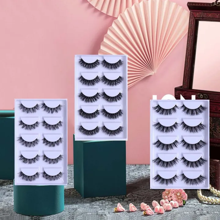 GDGDB ชุดขนตาปลอมขนตาปลอมแบบ3D ขนมิงค์เทียมที่ต่อขนตาให้ดูมีความยาวดูเป็นธรรมชาติ Wi Peralatan ...