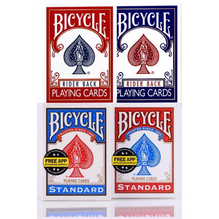 Blue/Red Original Playing Cards Back Decks US Edition Poker | Lazada.co.th