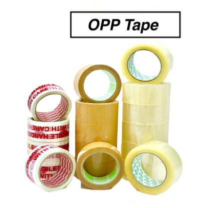 OPP Tape 48mm x 90m x 50mic / Brown Tape Fragile Tape 48mm X 50y Carton Transparent Tape Masking ...